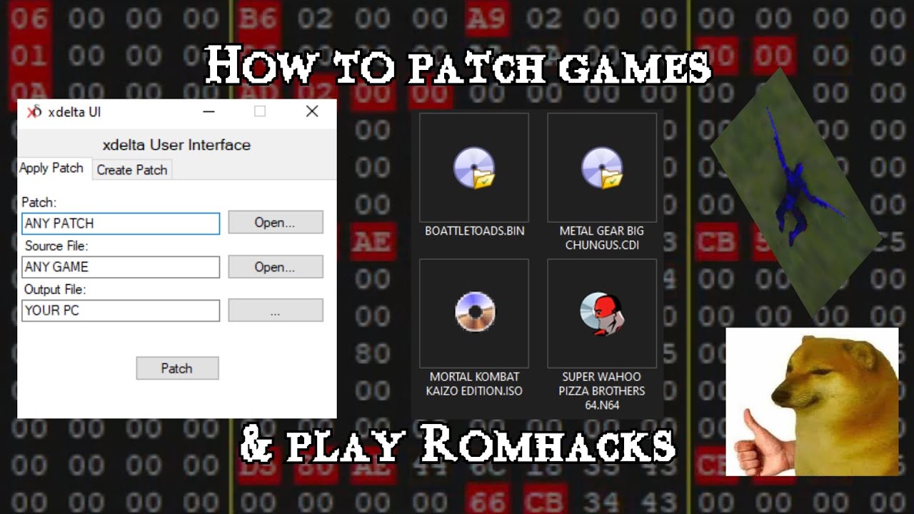 Spin-Off Tutorials - How to apply Romhack patches - YouTube
