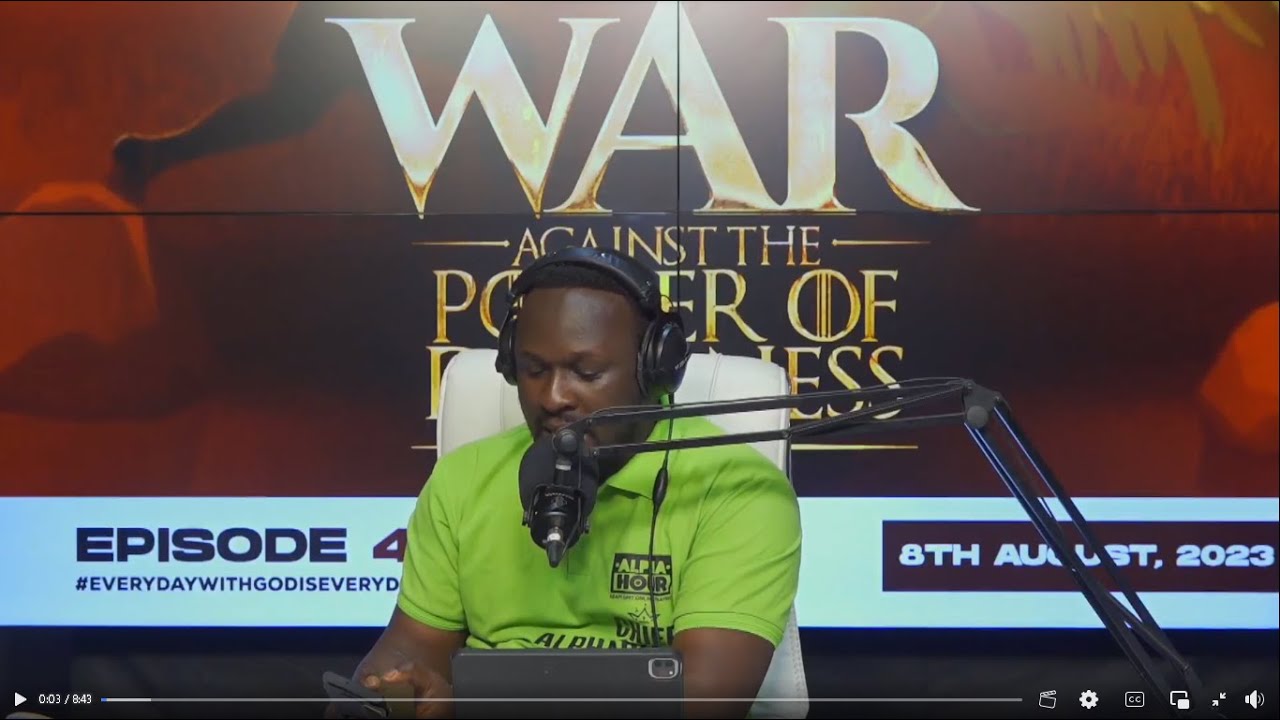 ALPHA HOUR 465 (PASTOR ELVIS AGYEMANG) - YouTube