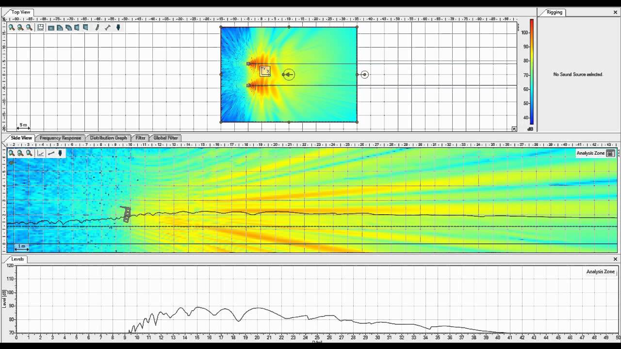 4 Boxes of DB Technologies T4 Using DVA Suggested Data in EASE FOCUS 2 - YouTube