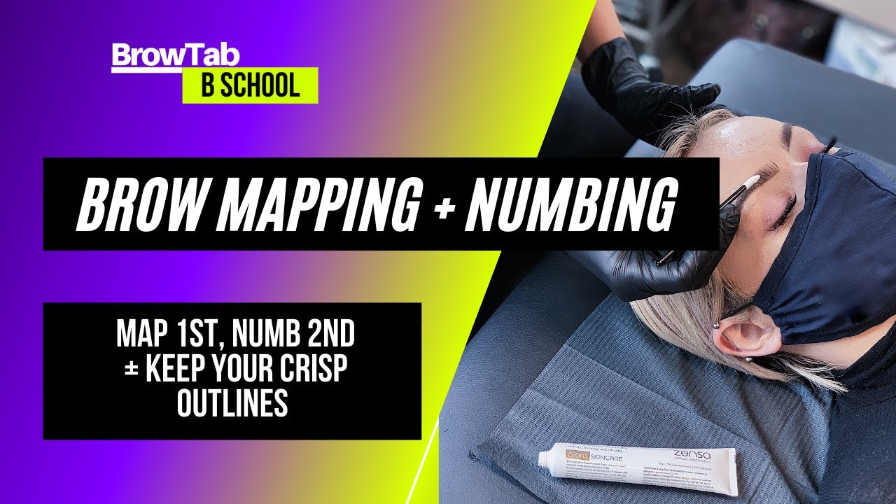 Don't lose your Mapping outlines! Numb your Microblading Clients 1st ...