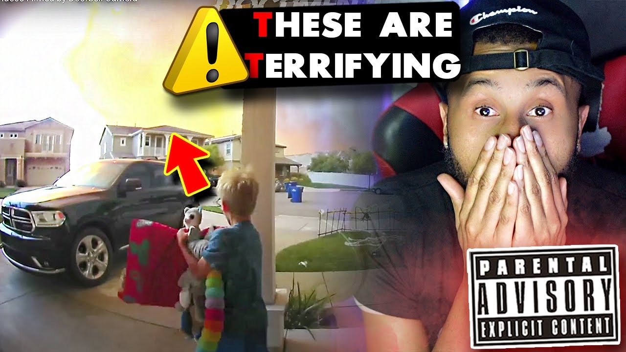 What These Neighbors Caught On Doorbell Camera Was TERRIFYING!! - YouTube