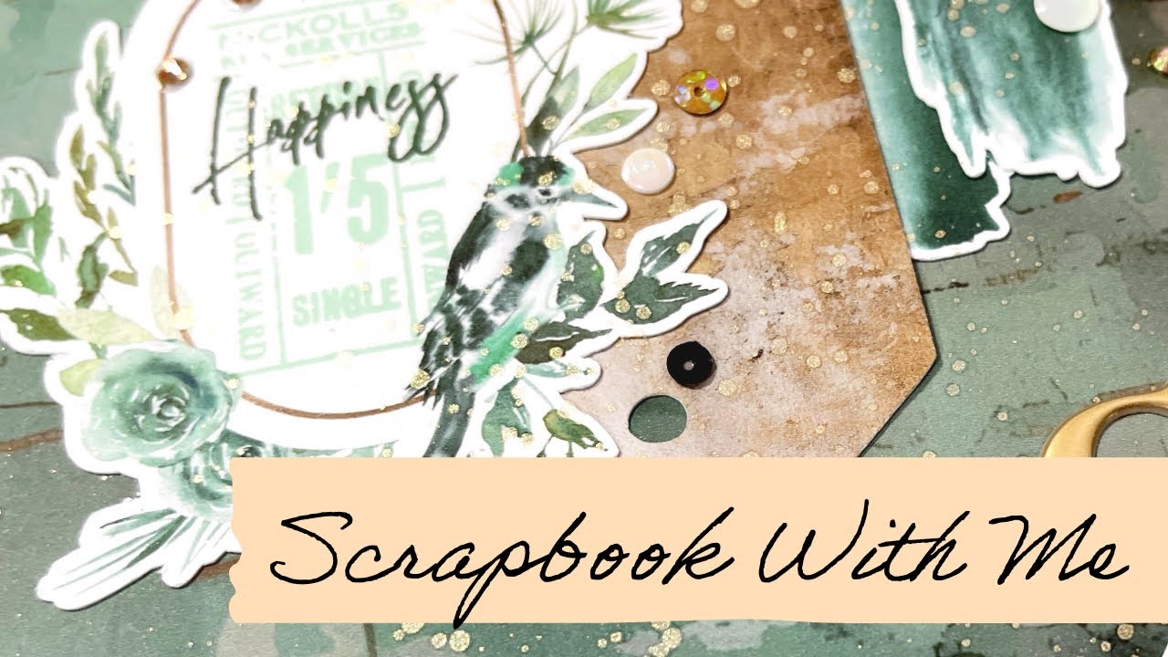 Scrapbook Layout With Simply Stated Designs ! - YouTube