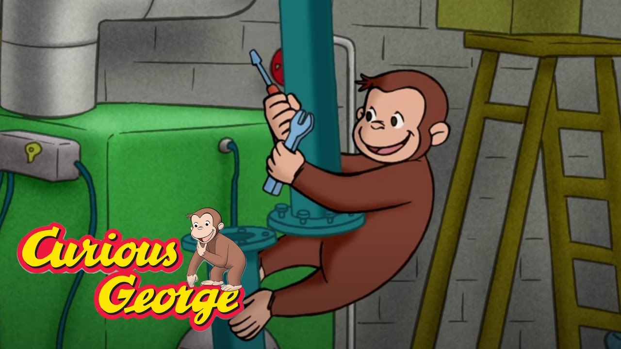 Curious George 🐵George the Plumber 🐵Kids Cartoon🐵Kids Movies🐵Videos for ...