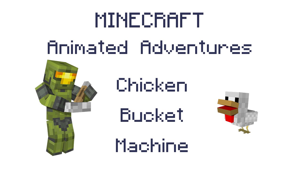 Minecraft Animated Adventures - Chicken Bucket Machine (Rube Goldberg ...