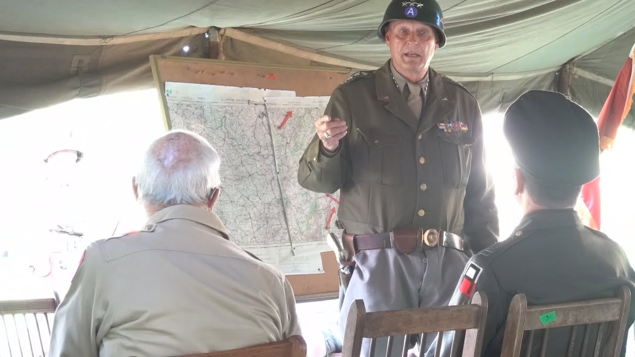 2023 WWII Days - Rockford, IL - General Patton Briefing - YouTube