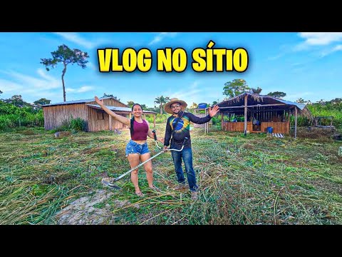 VLOG NO SÍTIO WK. AGORA SIM TA FICANDO BOM.