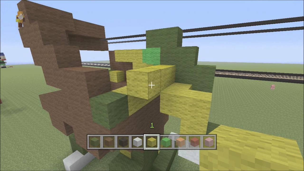 MineCraft 3D Pixel Art Tutorial - Halloween Goblin - YouTube