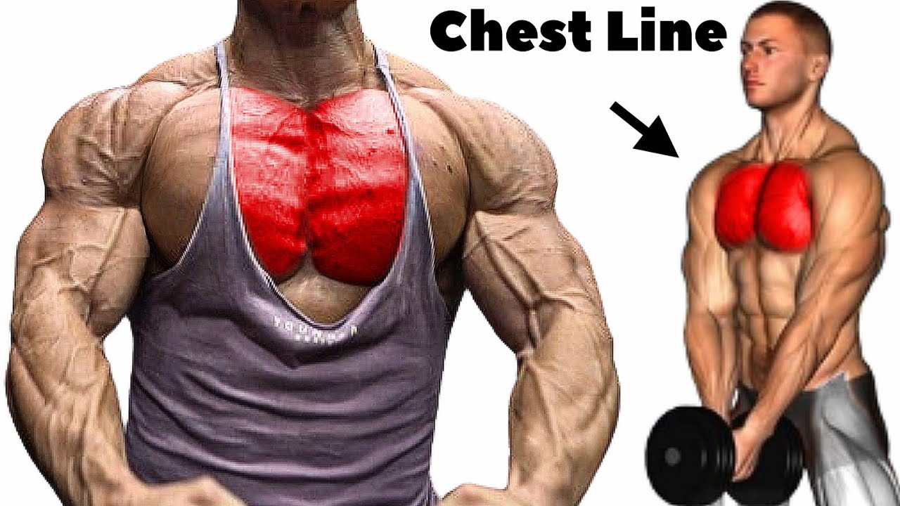Exercises for Chest Middle Line Workout - Inner Chest Line - YouTube
