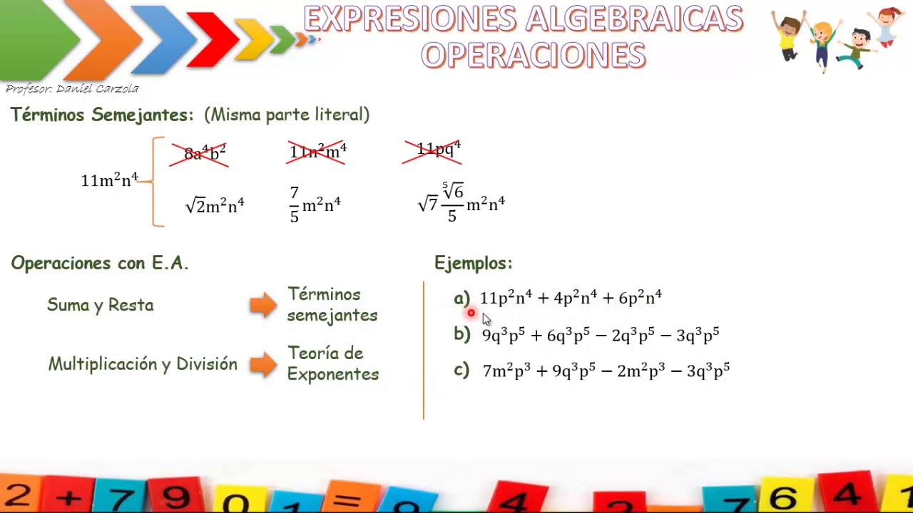 Operaciones Algebraicas