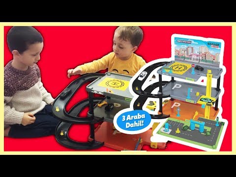 Oyuncak 3 Katlı Otopark Garaj Seti Oynuyoruz | Çocuk Videosu
