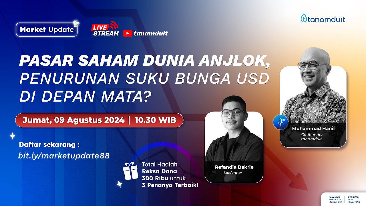 Pasar Saham Dunia Anjlok, Pertanda Penurunan Suku Bunga USD di Depan ...