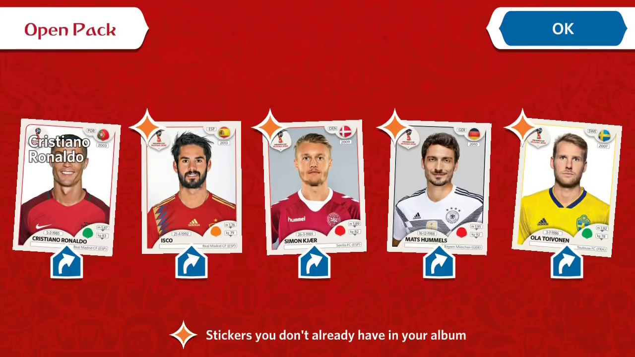 PANINI DIGITAL STICKER ALBUM WORLD CUP RUSSIA 2018 #2 - YouTube