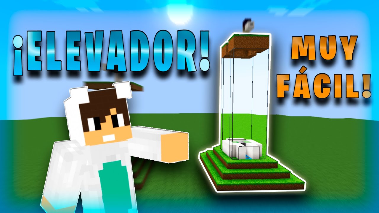Como Hacer el Mejor Ascensor/Elevador en Minecraft Bedrock/PE/JAVA - YouTube