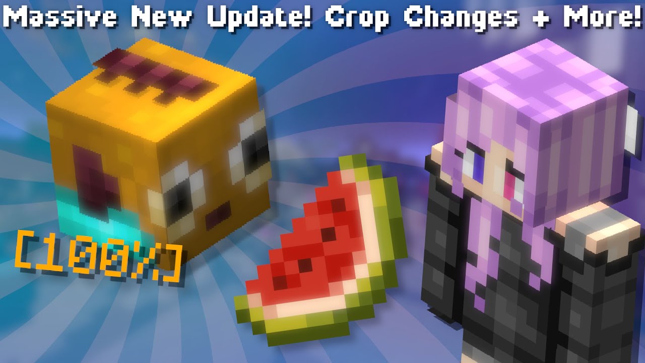 Massive Update! Crop Growth Buff! New Items + More! (Hypixel Skyblock ...