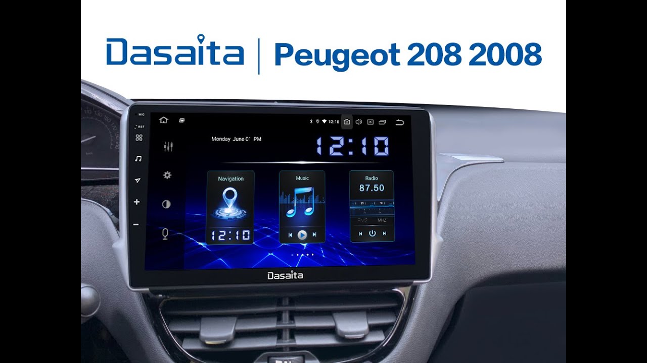 10 2 IPS Car Android 10 0 Multimedia Player for Peugeot 2008 208 2012 ...