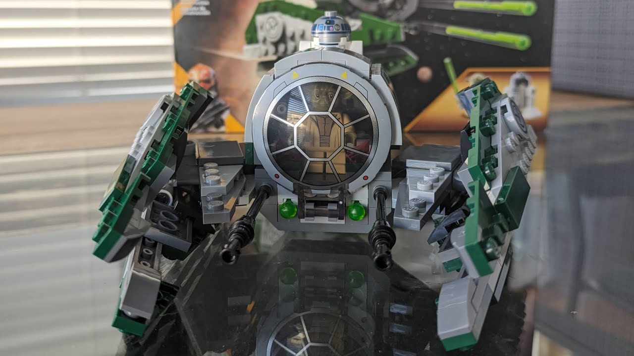 Lego 75360 Yoda Jedi Starfighter unboxing & build ASMR | Star Wars Lego ...