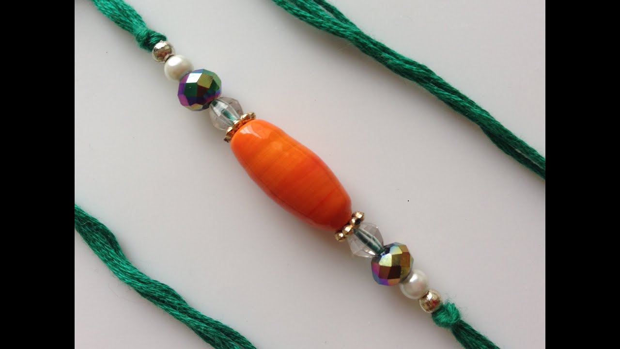 Rakhi making for Raksha Bandhan|make beautiful rakhi at home|festival ...