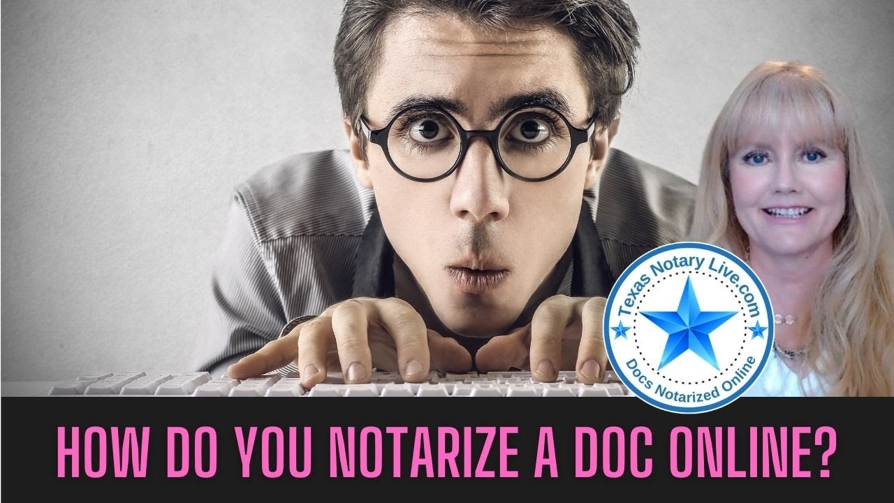 How Does The Online Notarization Process Work? I'll show you! - YouTube