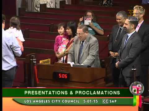 "LA This Week" host Ellen Cheng honored at LA City Hall - YouTube