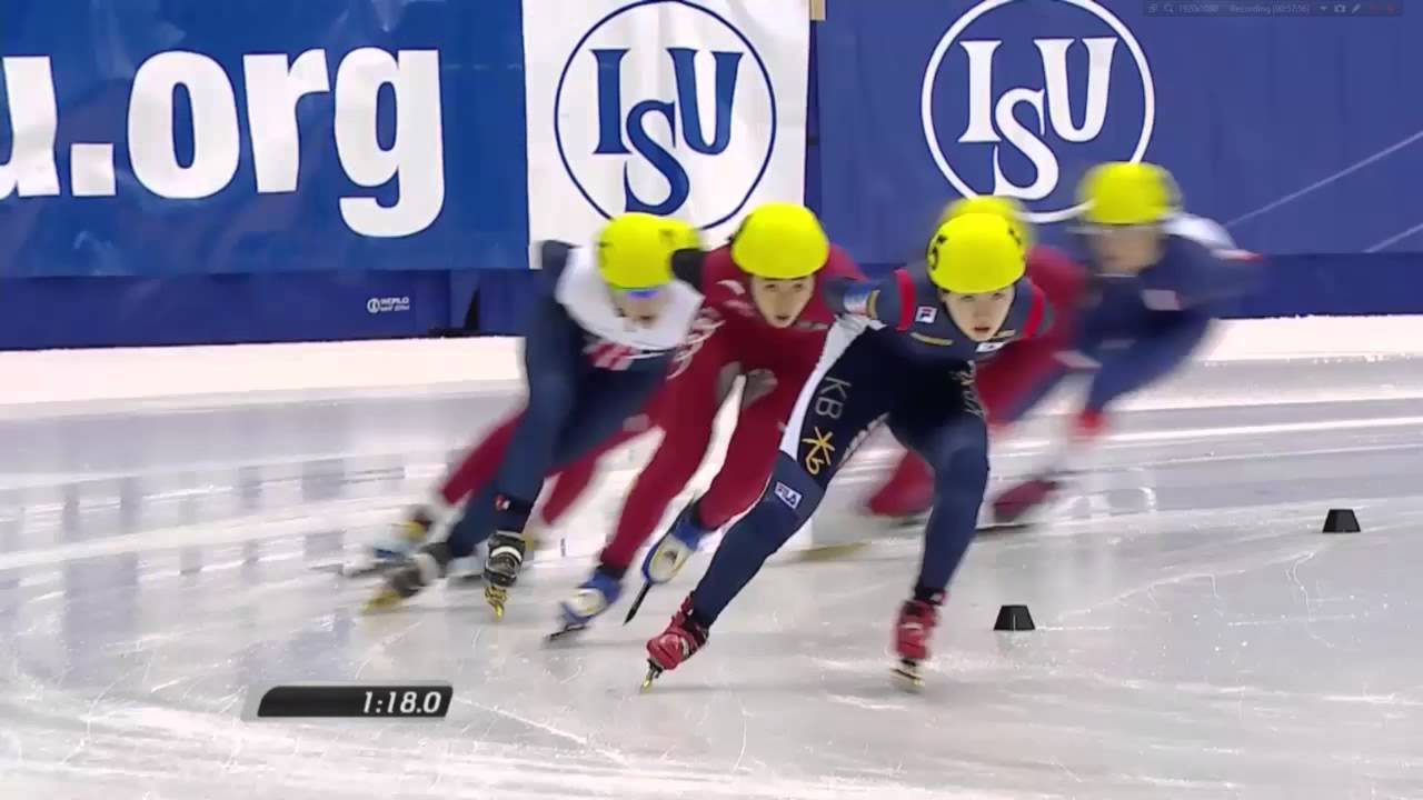 2015 16 Short Track World Cup 2 Toronto, Womens 1500 Semi - YouTube