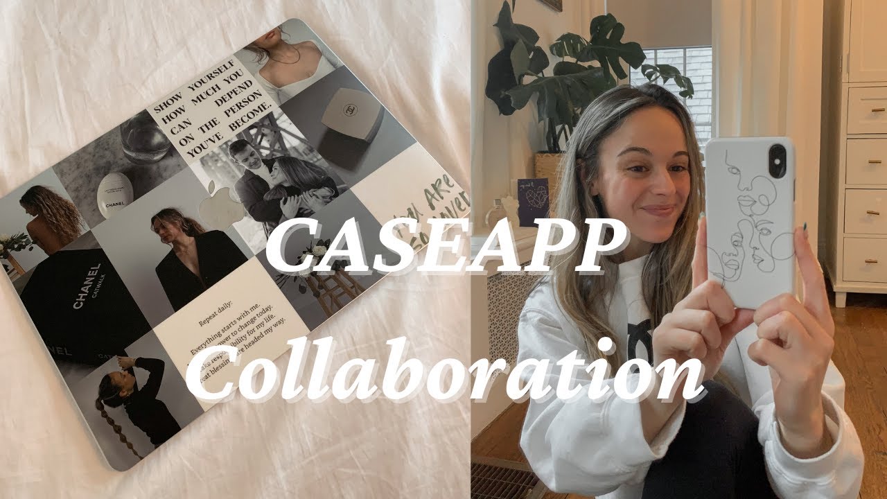 CASEAPP COLLABORATION | laptop skin, phone case & discount code | Rachel Brunelle - YouTube