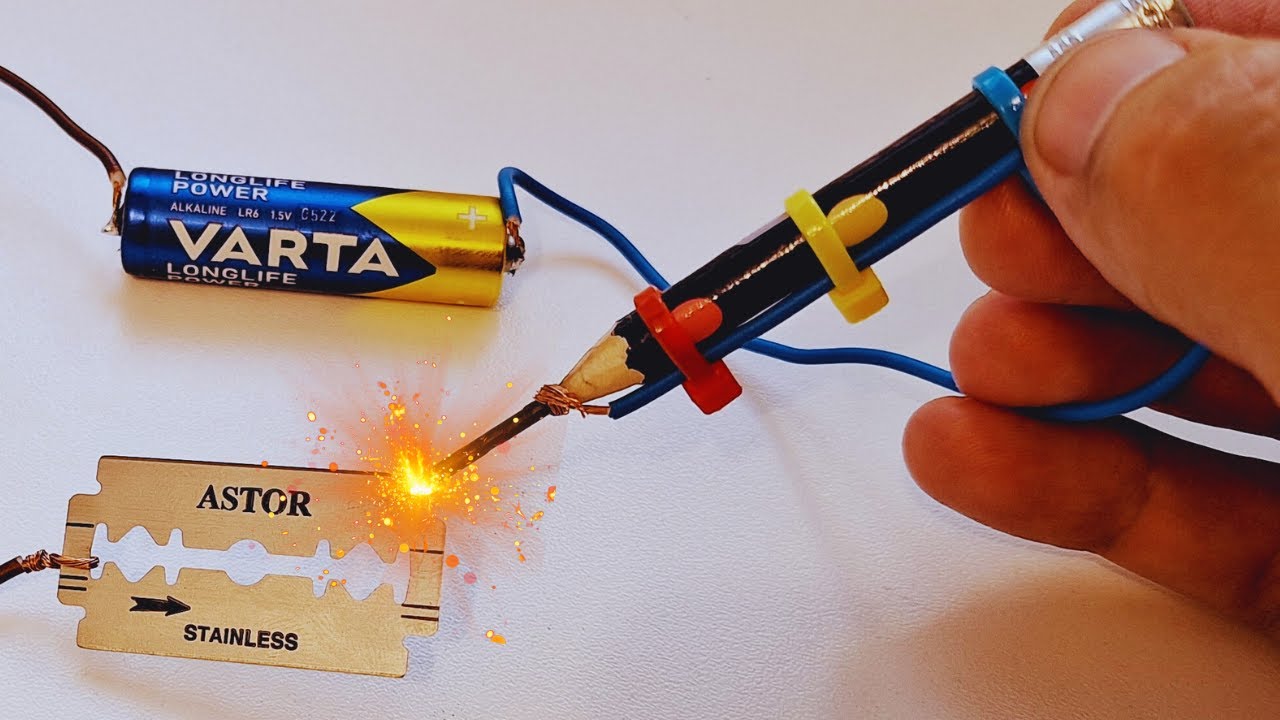 How To Make a Simple Welding Machine At Home | DIY 12V Welding Machine ...