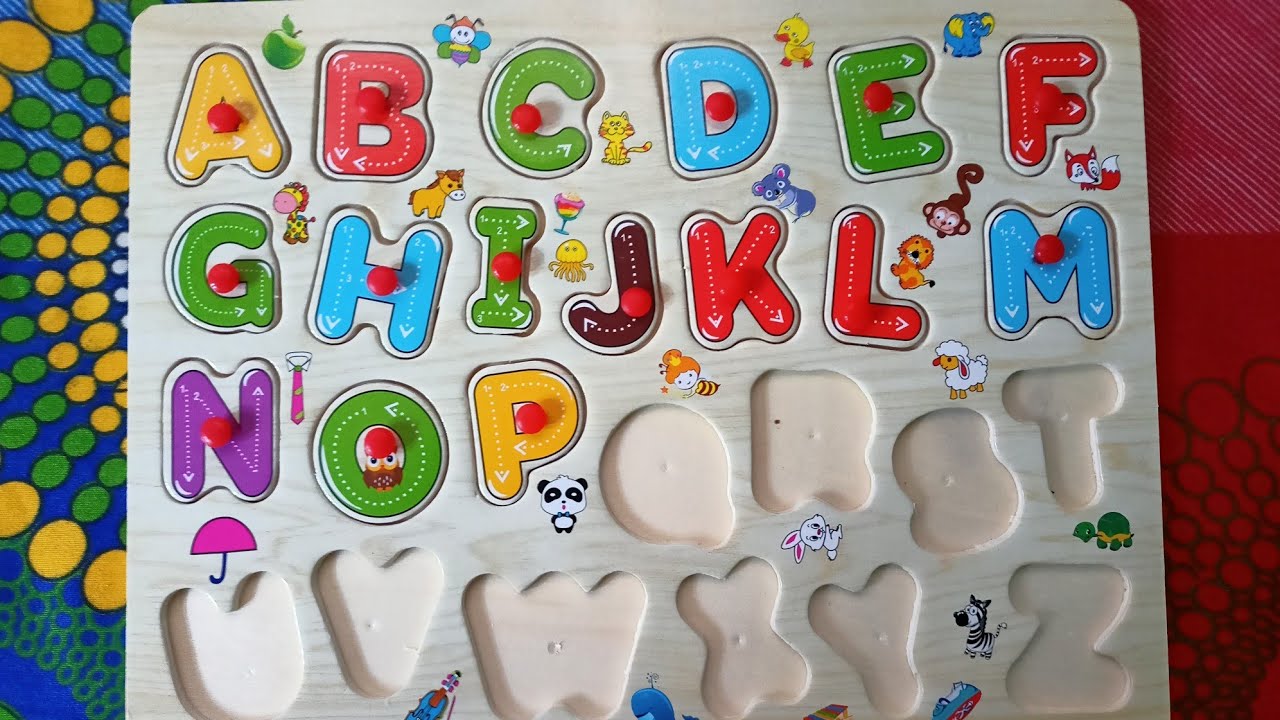 ABC Puzzle game for toddlers - YouTube