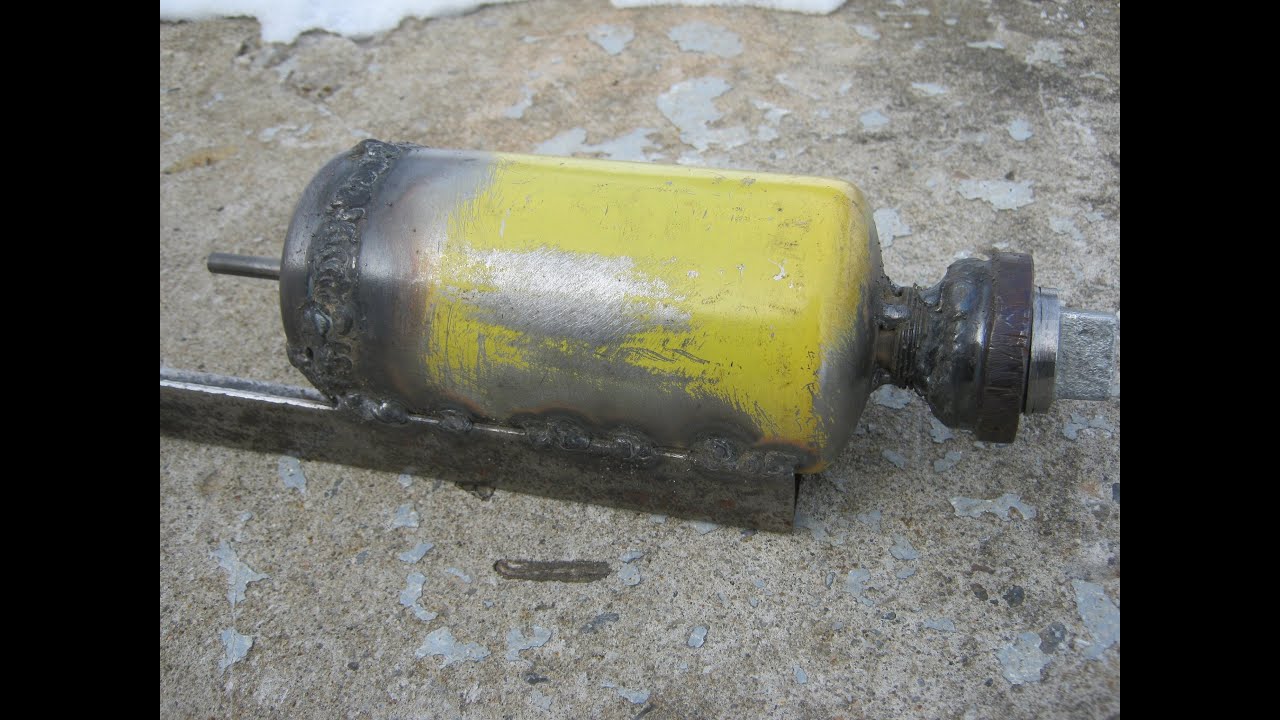 Homemade gas tank Part 2 - YouTube