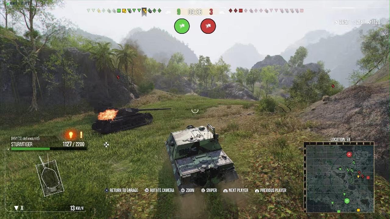 World of Tanks console: my first Game in the FV3903 Churchill VII AVRE ...