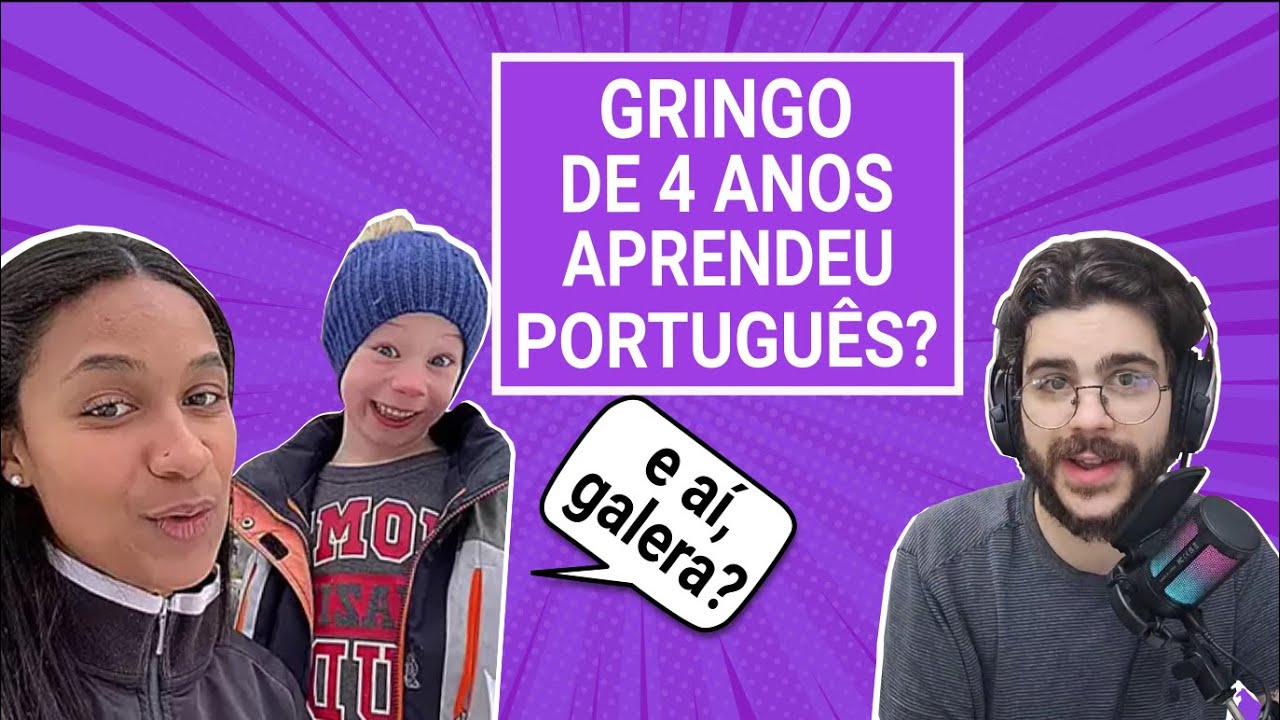 MINI GRINGO DOS EUA FALANDO PORTUGUÊS? - YouTube