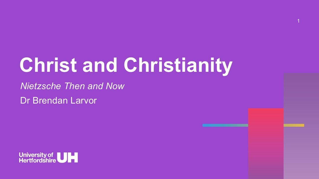 Nietzsche on Christ and Christianity - YouTube