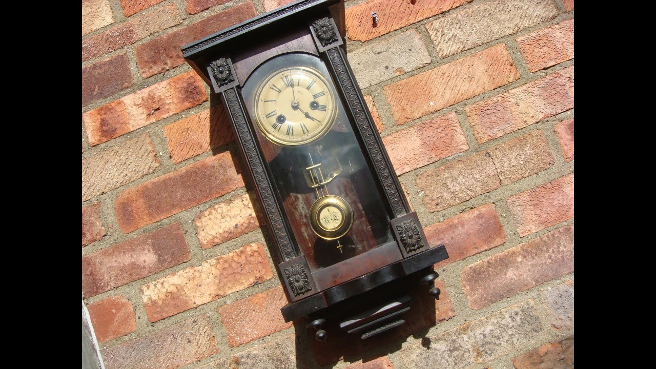 Little Antique Vintage Old Music Wall Clock See Video - YouTube