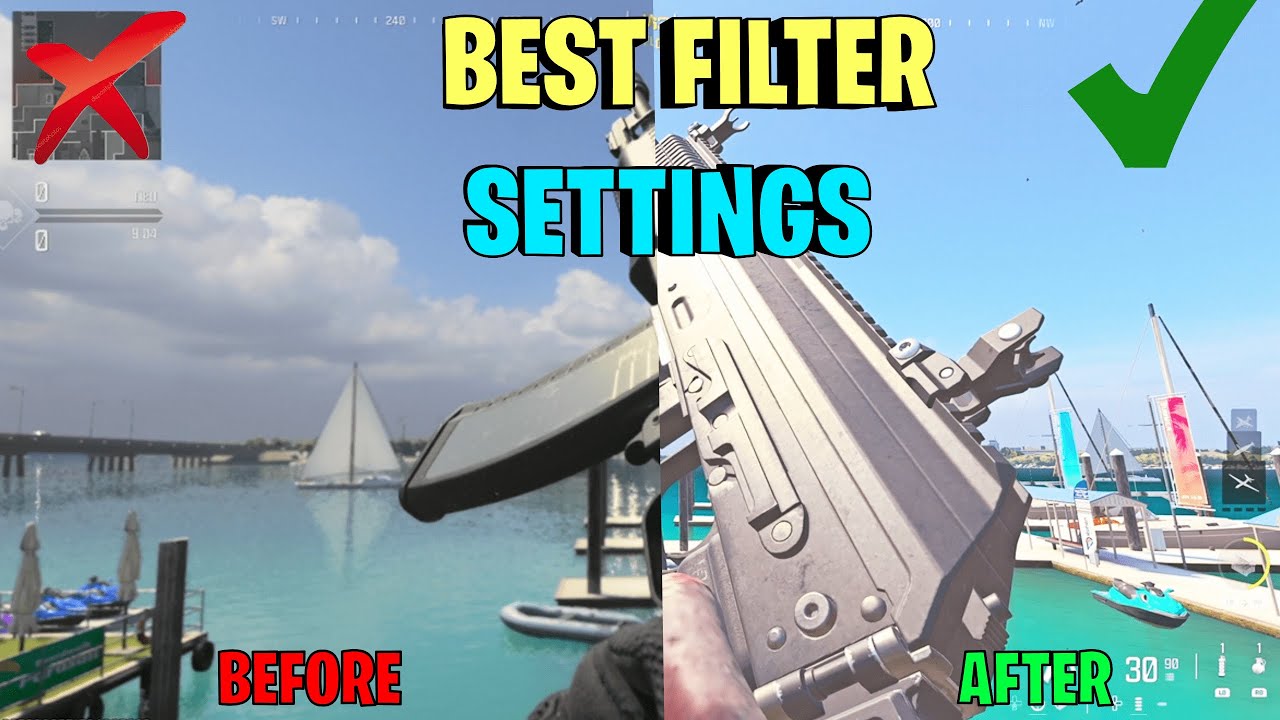 BEST COLOR SETTINGS FOR MODERN WARFARE AND WARZONE 3 - YouTube