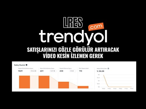 TRENDYOL SATIŞINIZI KESİN SATIŞLARINIZI ARTIRACAK BİLGİLER