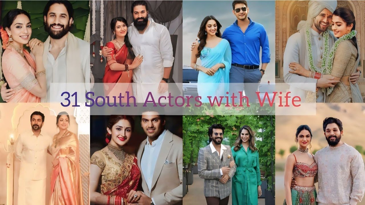 31 South Indian Actors Wife 2021 | Most Beautiful Wives Of South ...
