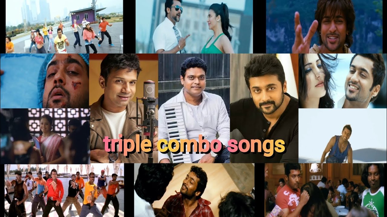 triple combo songs | harris jayaraj | karthik | suriya | #FACTofFILM ...