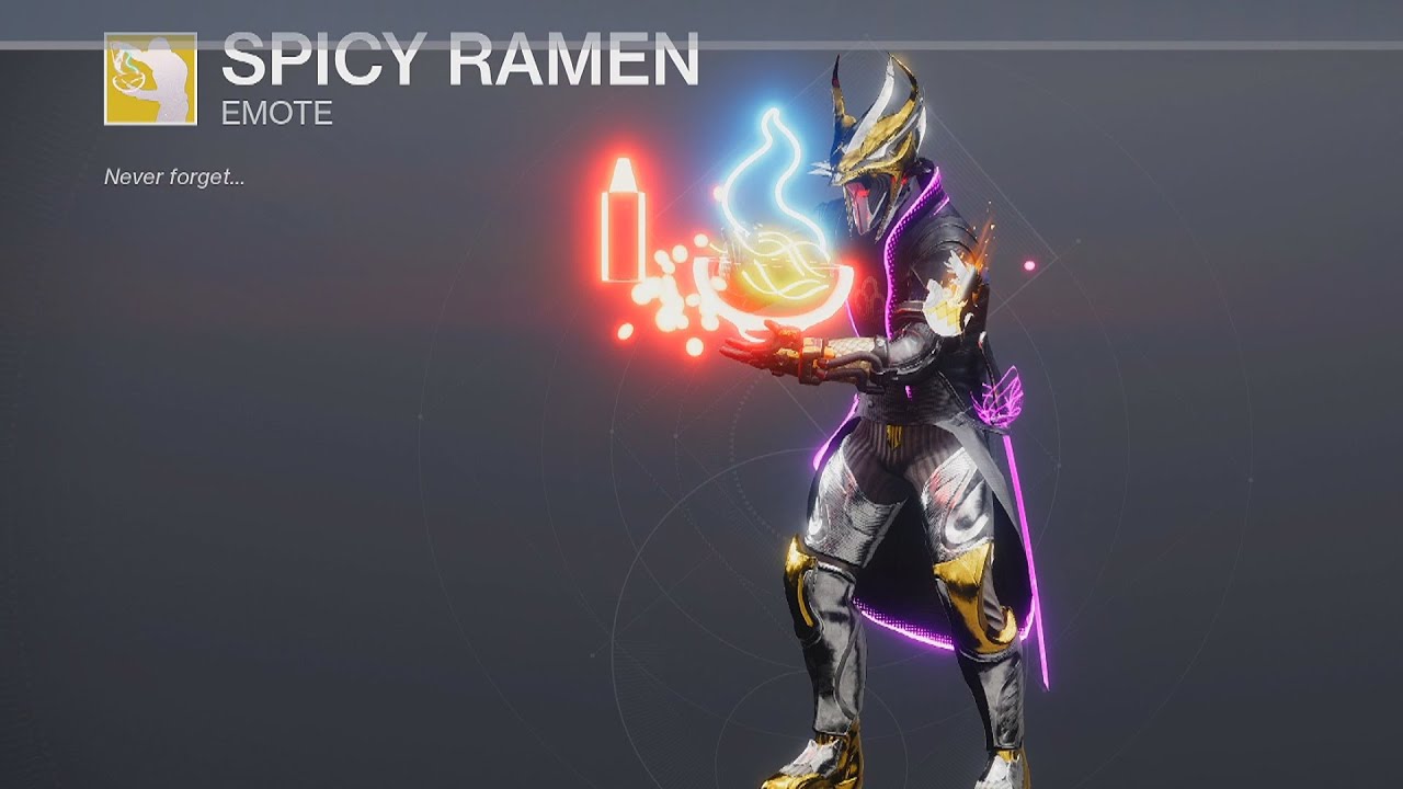 FREE Destiny 2 EXOTIC LOOT - Spicy Ramen Exotic Bundle - Amazon Prime ...