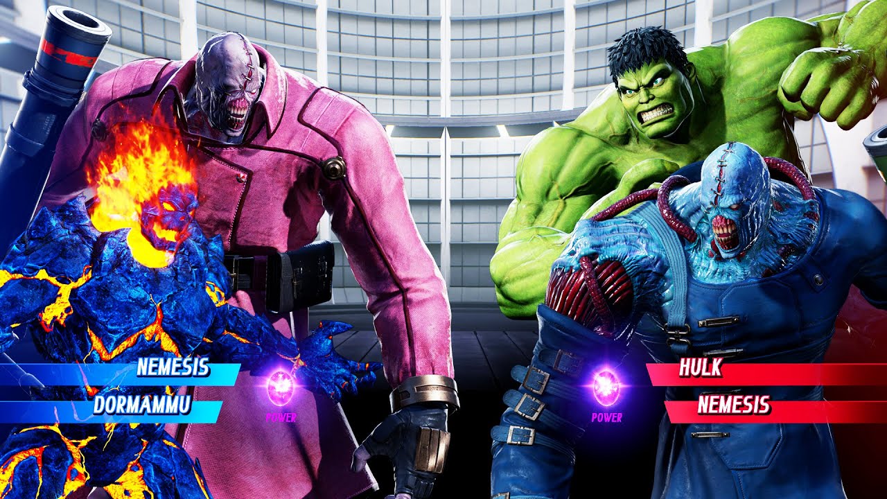 Nemesis & Dormammu vs Hulk & Nemesis (Very Hard) Marvel vs Capcom | 4K ...