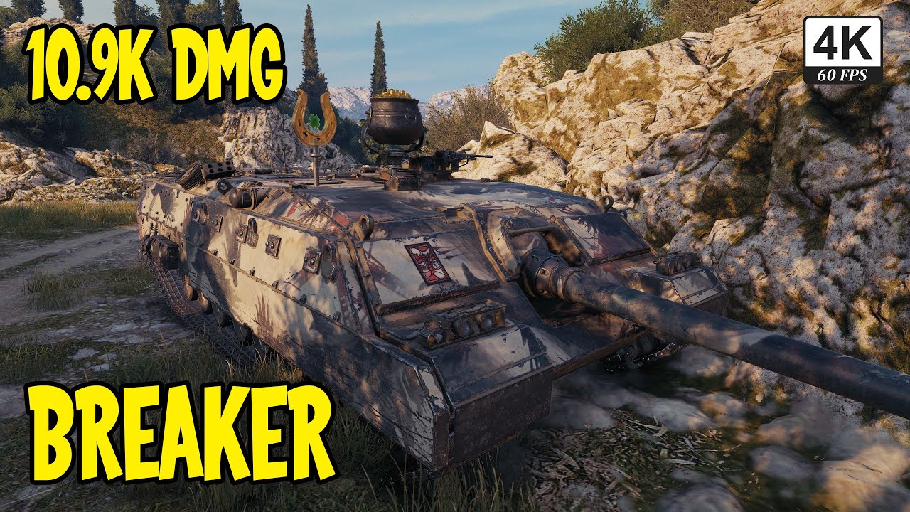World Of Tanks Breaker (10.9k Damage) WOT - YouTube