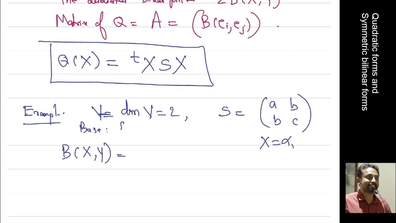 Introduction to Quadratic forms-Part III - YouTube