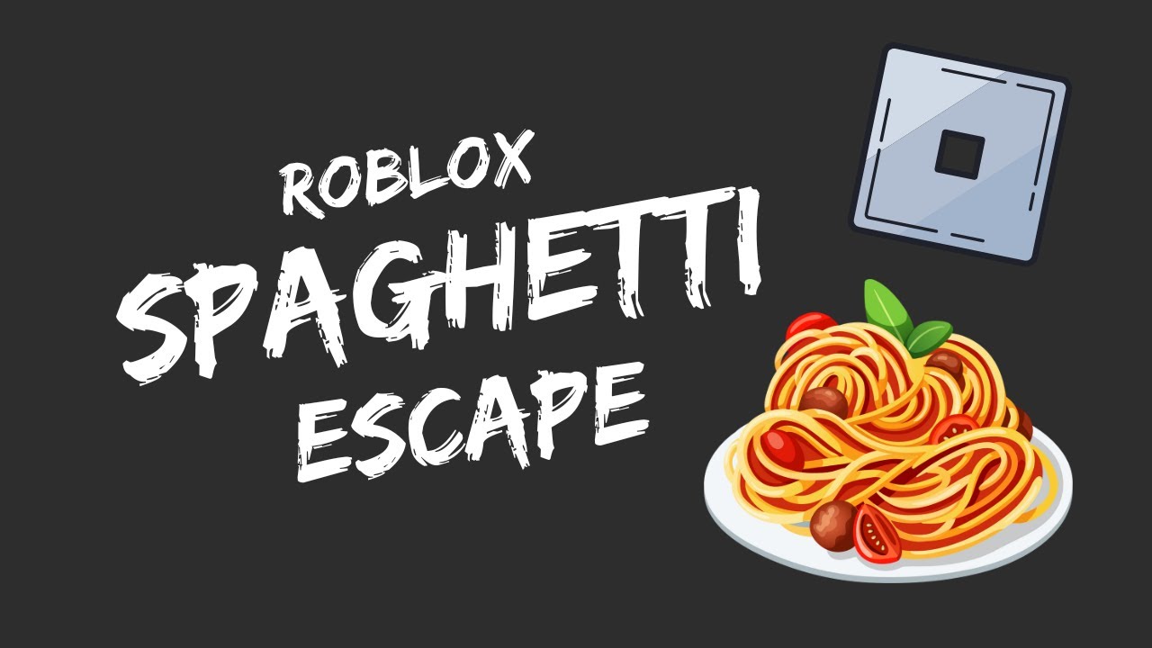 roblox spaghetti escape is awesome - YouTube