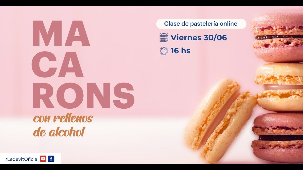 Macarons con rellenos de alcohol - YouTube