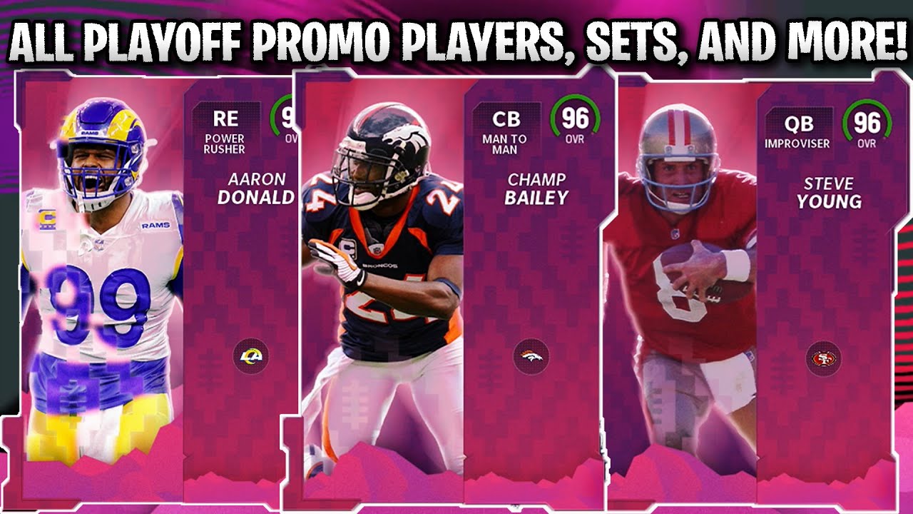 ALL PLAYOFF PROMO PLAYERS, SETS, AND MORE REVEALED! 96 CHAMP, AARON ...
