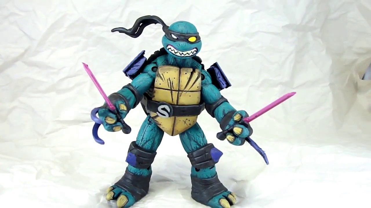 Custom Teenage Mutant Ninja Turtles SLASH Figure - YouTube