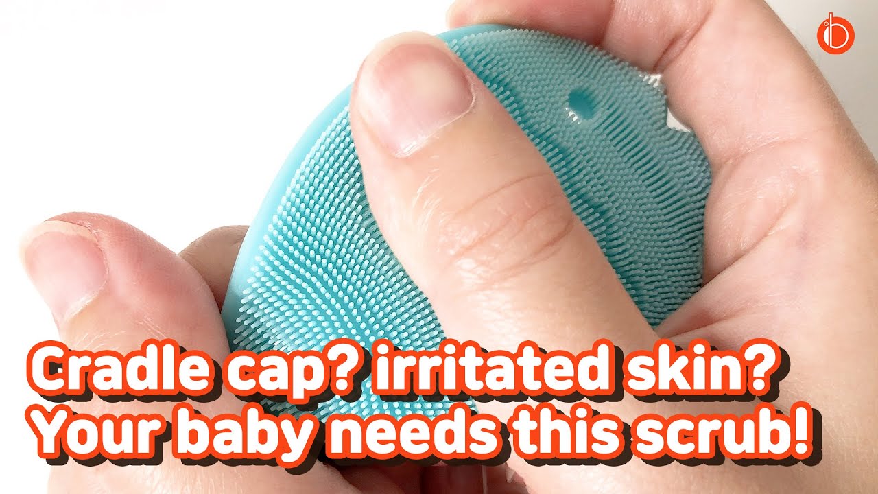Innobaby | Silicone Mini Fish Scrub / Cradle Cap Brush features - YouTube