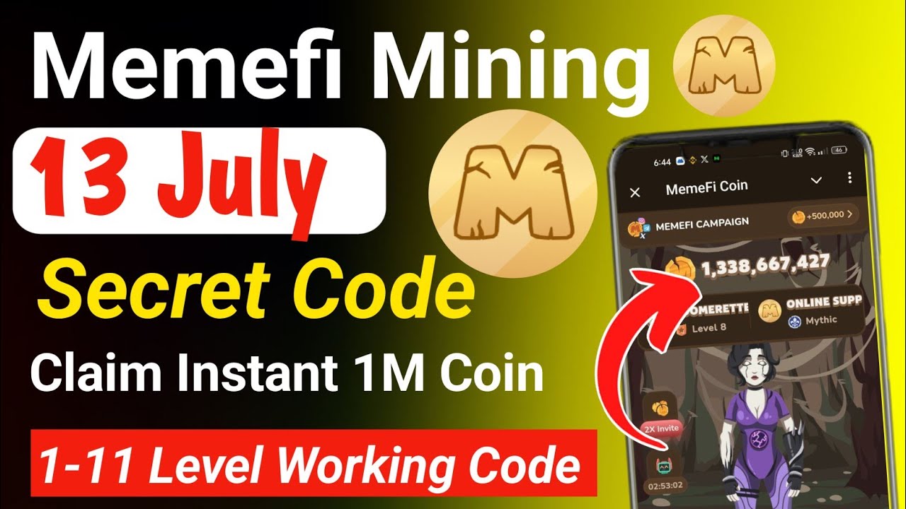 Memefi 1 11 Level Secret Code Memefi Secret Combo Memefi Secret Memefi Secret Code