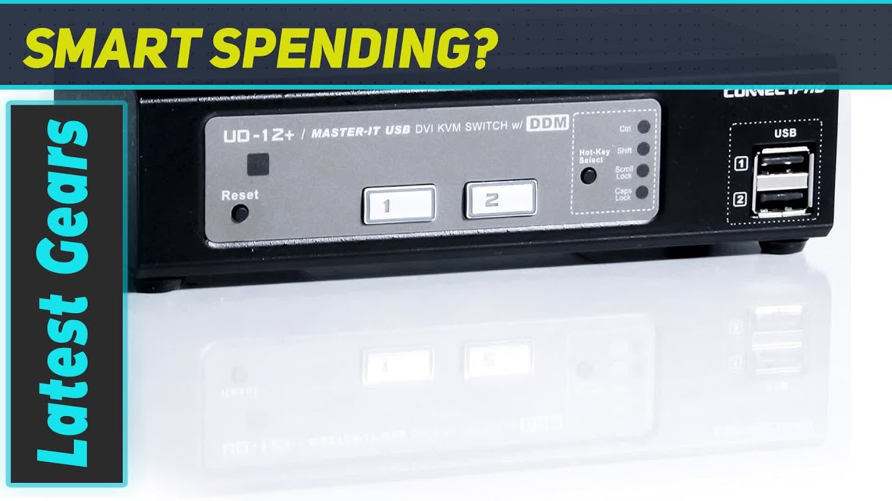 UD-12+KIT: The Best 2-Port USB DVI KVM Switch w/ DDM & Multi-Hotkey for ...