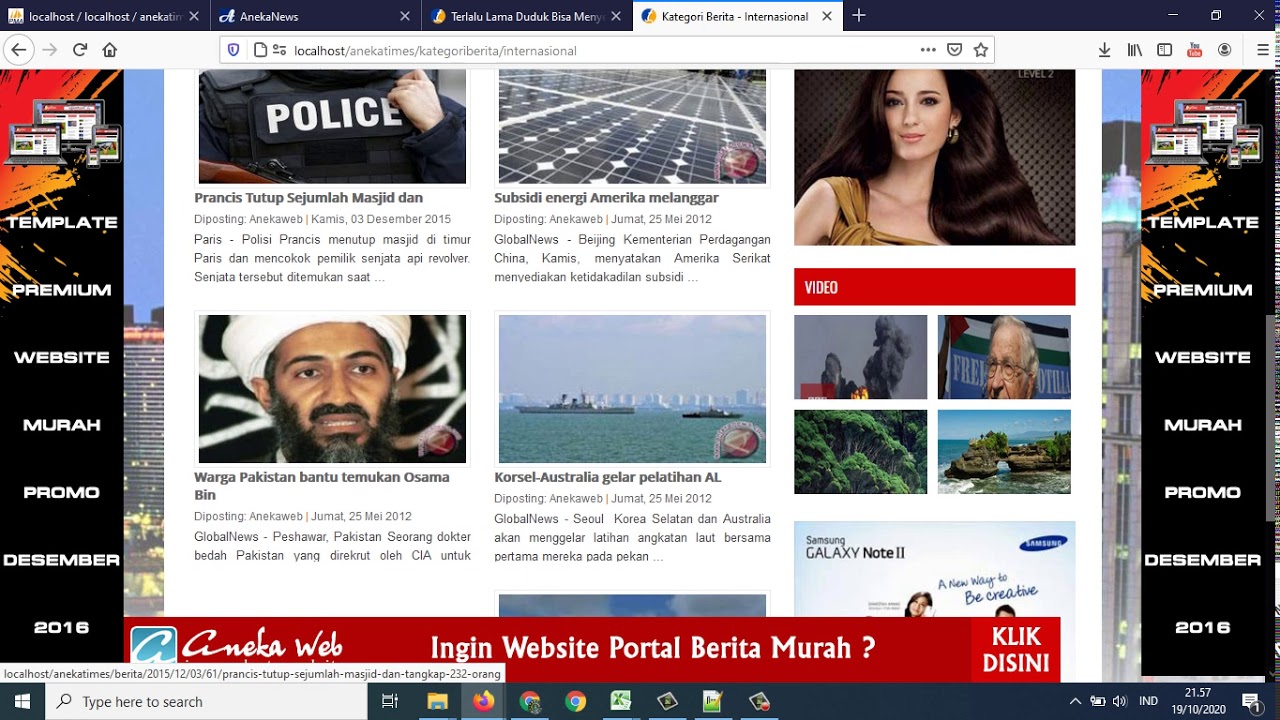 Website Portal Berita pro php Mysql Native (Source code) - YouTube