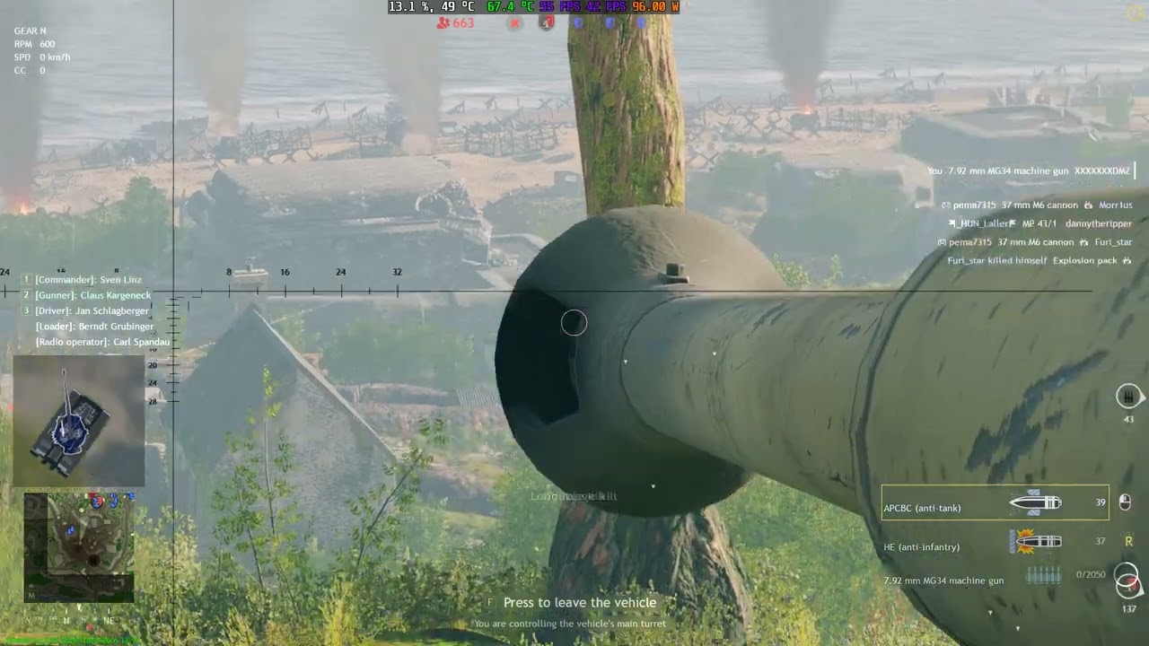 Enlisted DDay using Tiger E this tank is worth the grind - YouTube