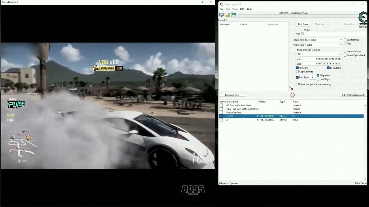 Forza Horizon Cheat/Hack Tutorial [Cheat Engine + CE Table] | Money, XP, WheelSpins & More ...